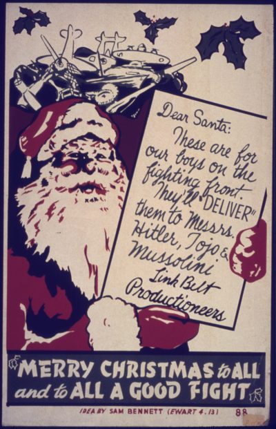 Santa Claus has gone to war! Propaganda during WW2 – WW2Wrecks.com