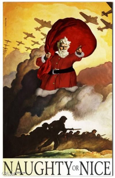 Santa Claus has gone to war! Propaganda during WW2 – WW2Wrecks.com
