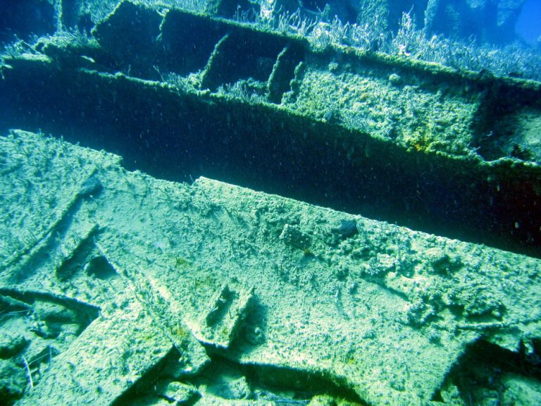 Diving at the “Volta” shipwreck, sunk on Saturday October 9, 1943 ...