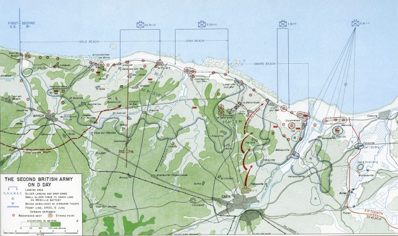 Battle for Caen: Before and After, 1944 – WW2Wrecks.com