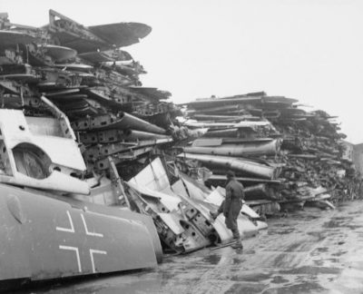 After the War was over: When thousands of aircraft, tanks and vehicles ...