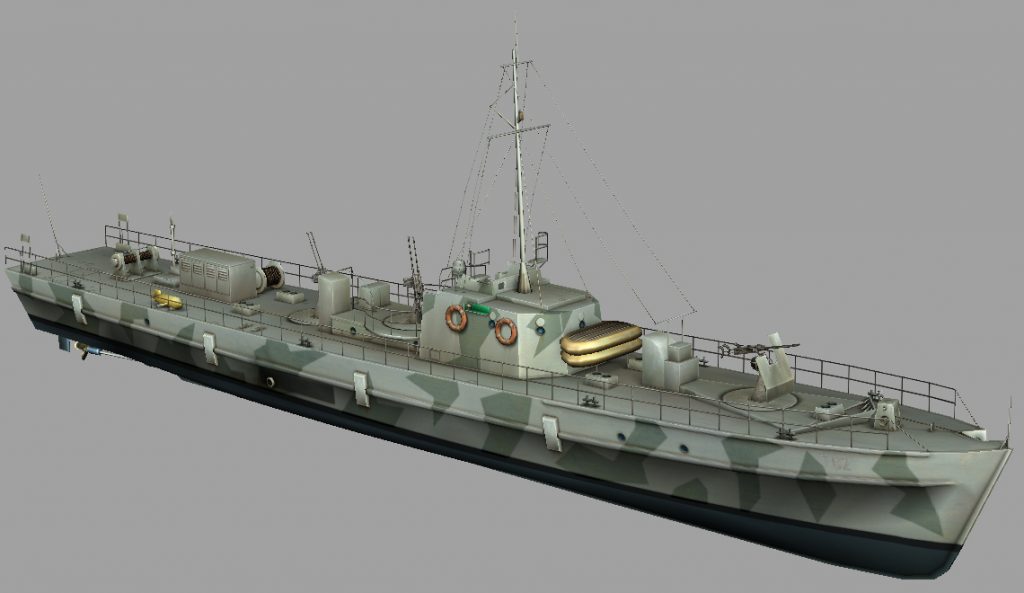 R-194, the German Navy minesweeper sunk by Allied aircraft in 1944, off ...