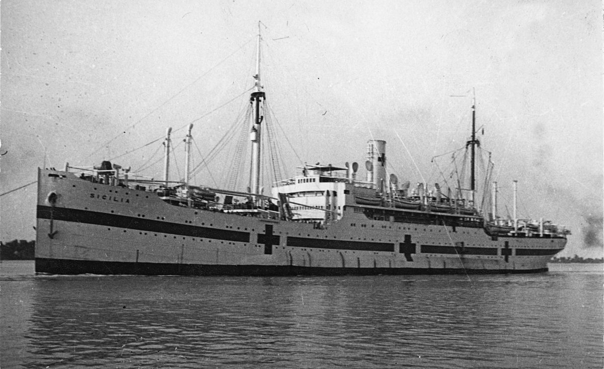 The Italian hospital ships in the Aegean Sea, by Vincenzo Giacomo ...