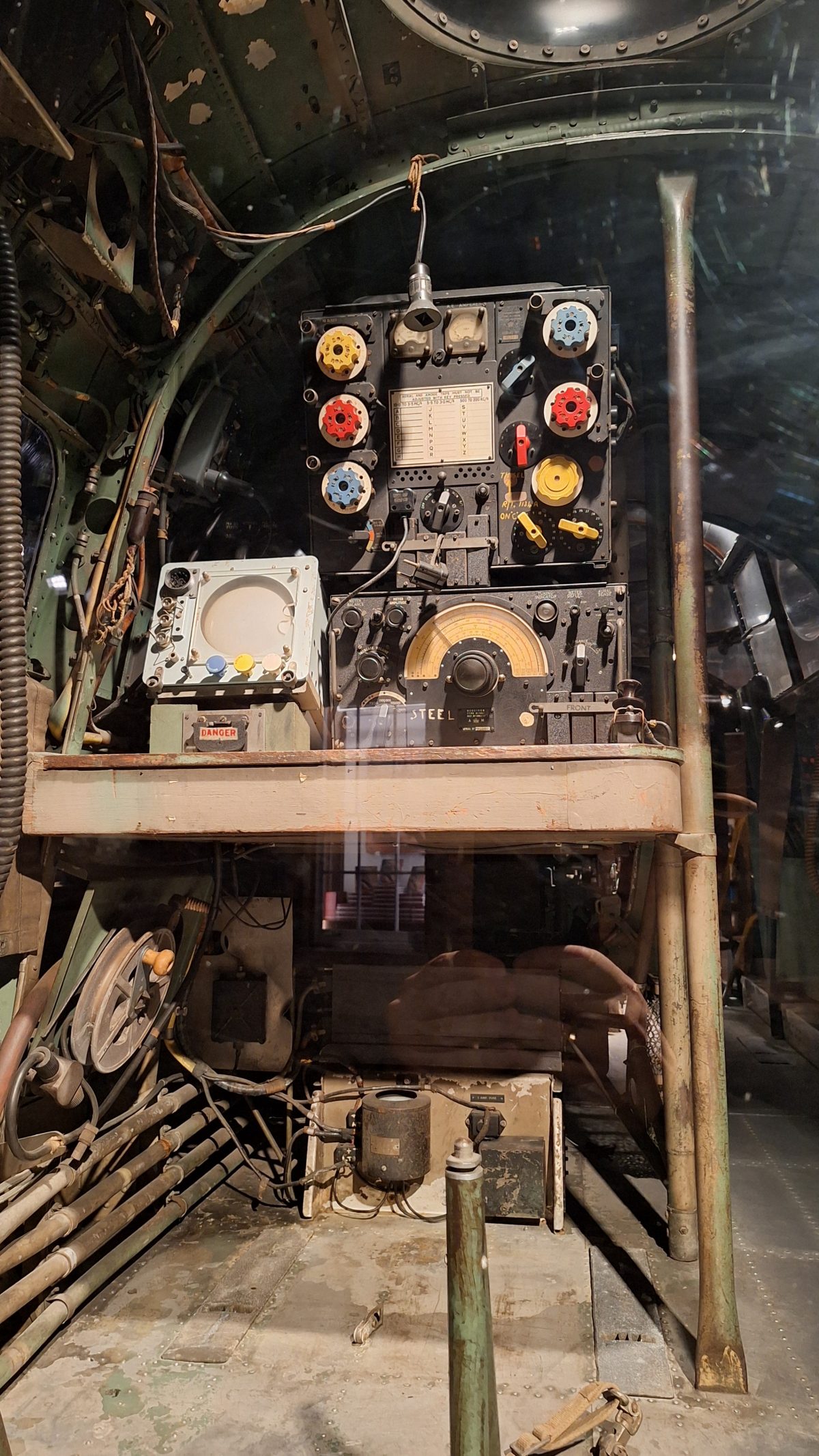 The “Old Fred” Avro 683 Lancaster Mk 1 nose section at the IWM, London ...