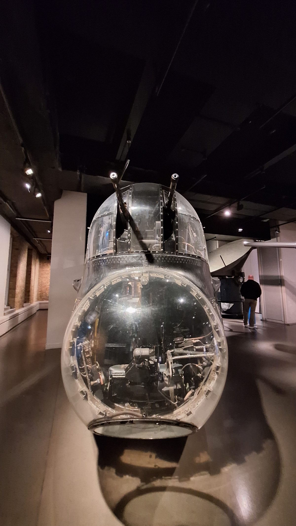 The “Old Fred” Avro 683 Lancaster Mk 1 nose section at the IWM, London ...